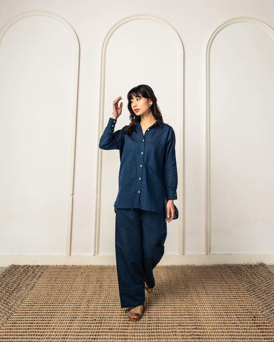 Blue Linen Beetle Co-Ord Set | Linen Everyday clothes| TheHaimishLiving